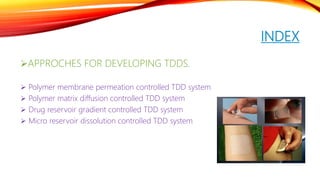 Transdermal drug delivery system | PPTX | Chemistry | Science