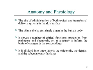 Transdermal drug delivery system | PPT