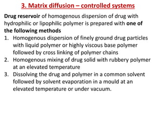 Transdermal drug delivery system | PPTX