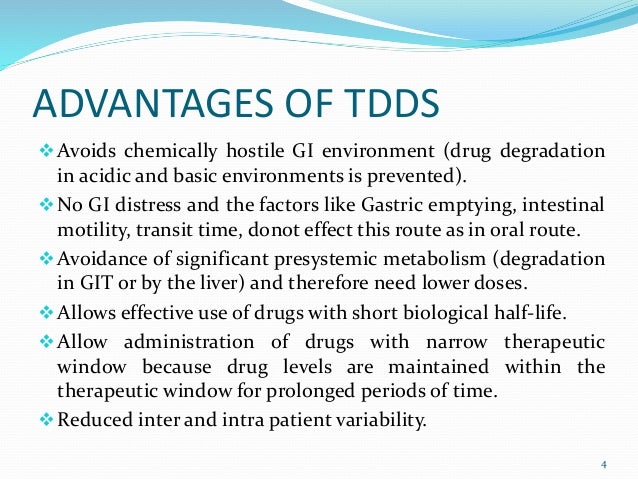 Transdermal drug delivery system