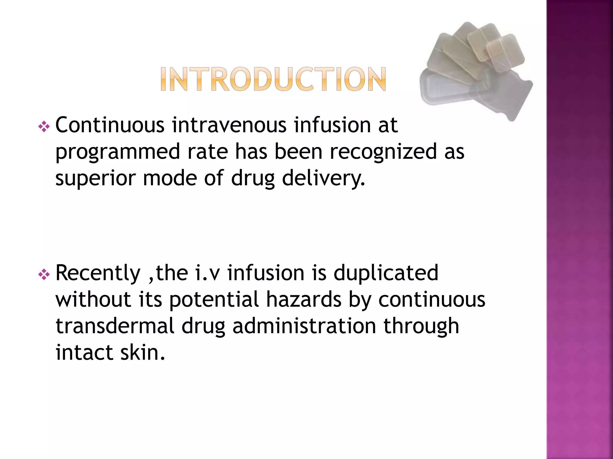 Transdermal drug delivery system | PPTX