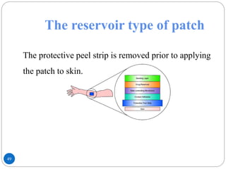 Transdermal drug delivery system | PDF