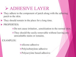 TRANSDERMAL DRUG DELIVERY SYSTEM.pptx