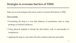 Transdermal Drug Delivery System.pptx