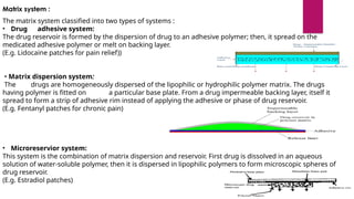 TRANSDERMAL DRUG DELIVERY SYSTEM Presentation | PPTX