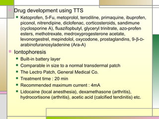 Transdermal drug delivery system (2) | PPT