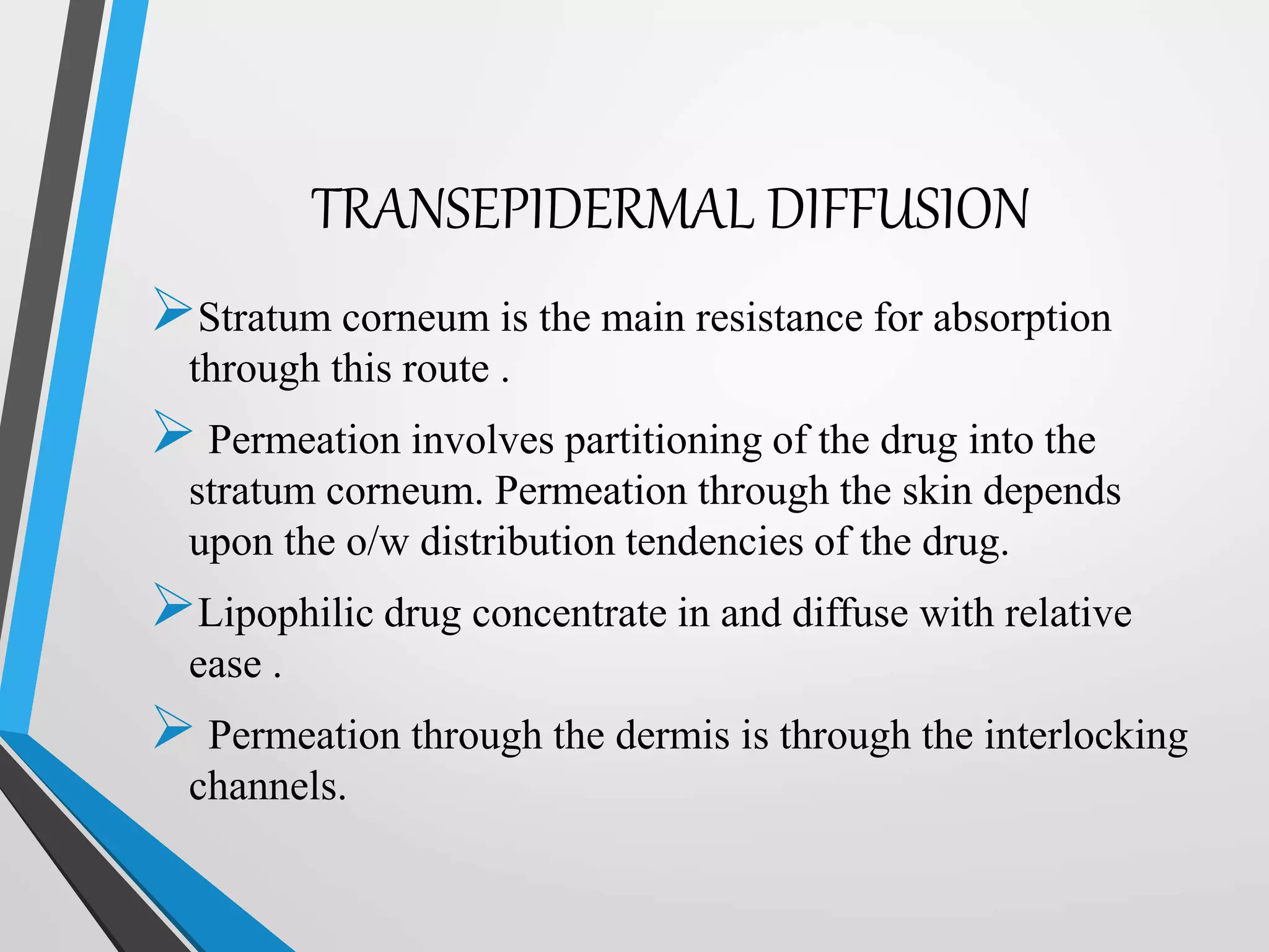 Transdermal Drug Delivery System | PPTX | Skin and Dermatology ...