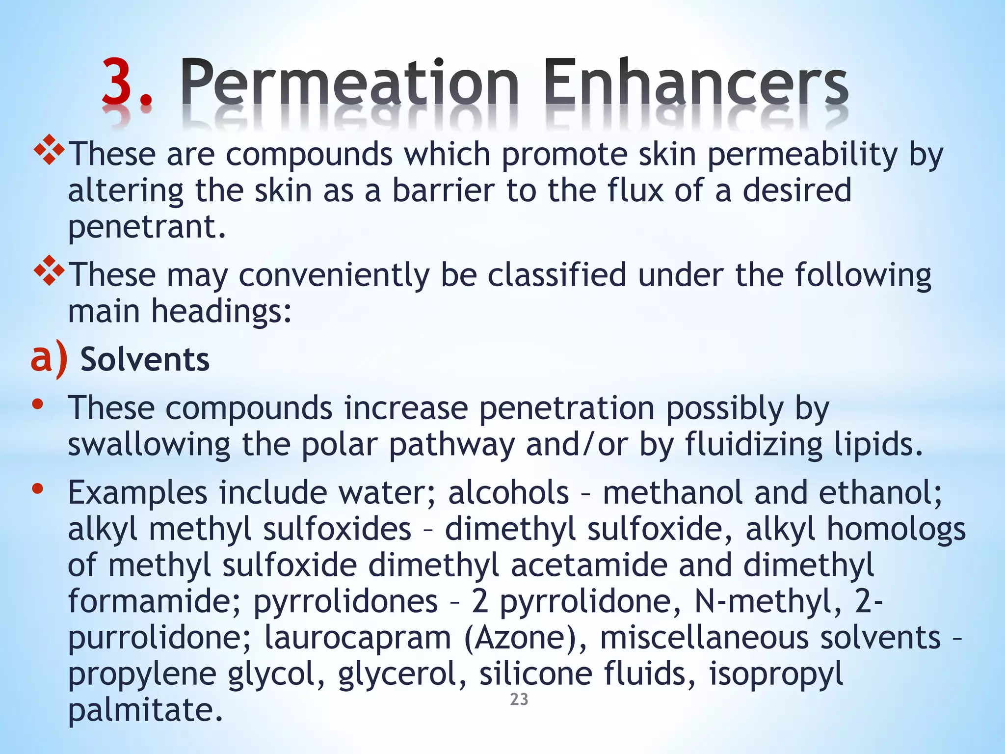 Transdermal drug delivery systems | PPTX