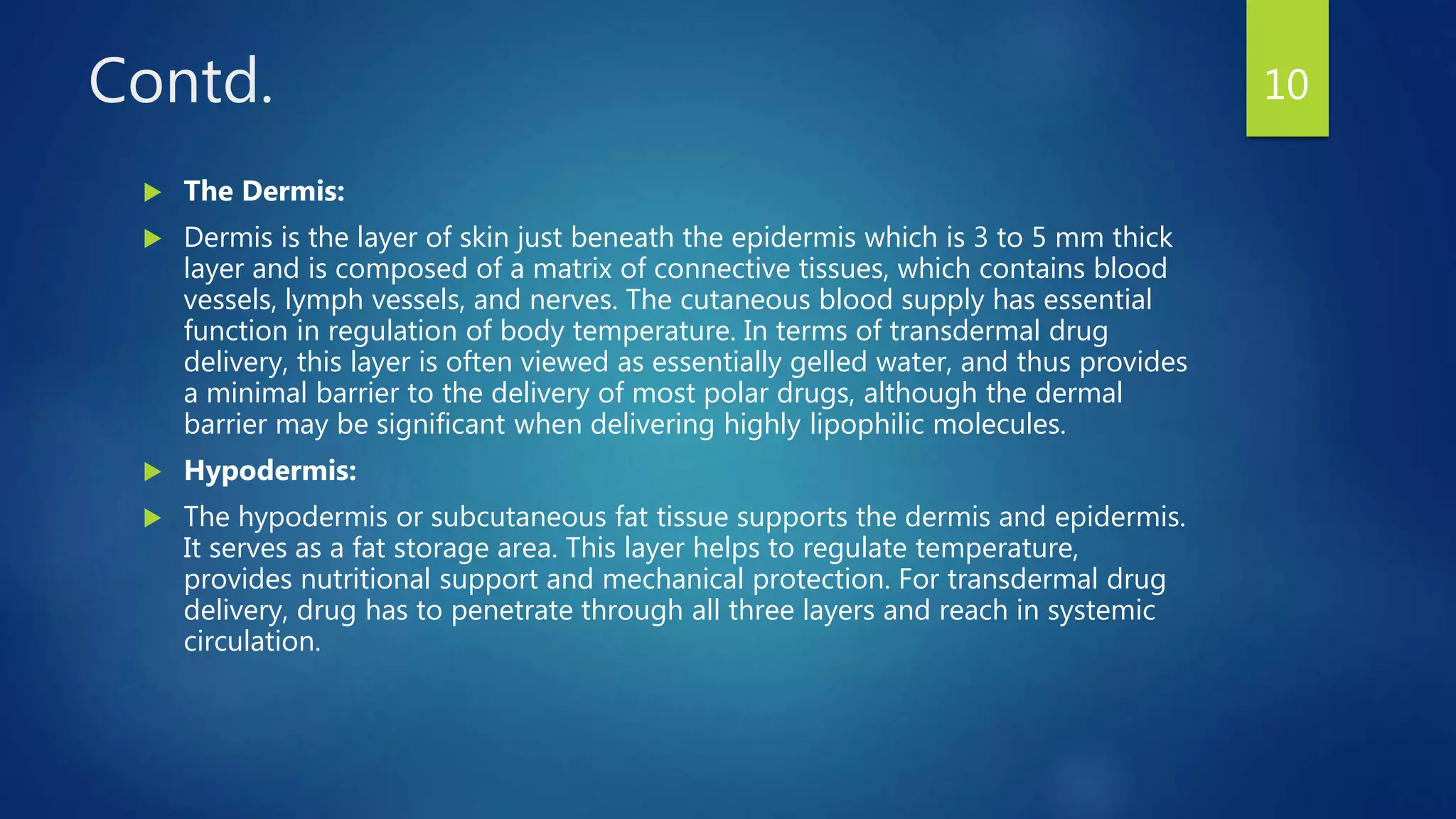 Transdermal drug delivery systems | PPTX