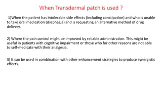 Transdermal drug dleivery sysytem | PPT