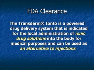 Transderm Overview Saratoga Aesthetics | PPT