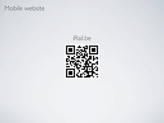 iRail Summer of Code @ Transdigital | PDF