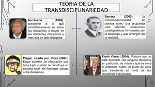 TRANSDISCIPLINARIEDAD EN LA EDUCACIÓN SUPERIOR.pptx