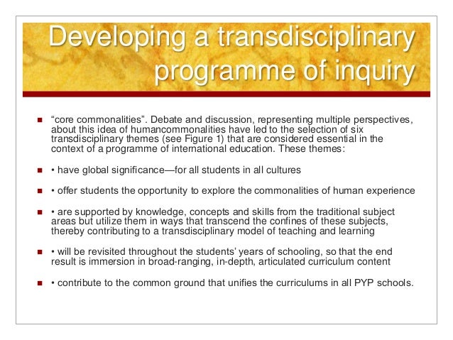 Transdisciplinary