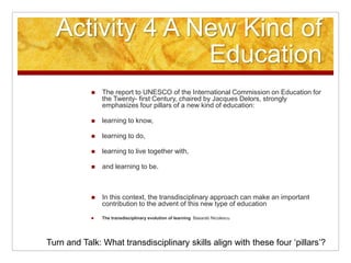 Transdisciplinary curriculum | PPTX