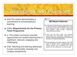 Transdisciplinary curriculum | PPTX