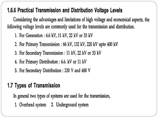 Understand The Structure Of Power System Computation Of Transmission Line Parameter For