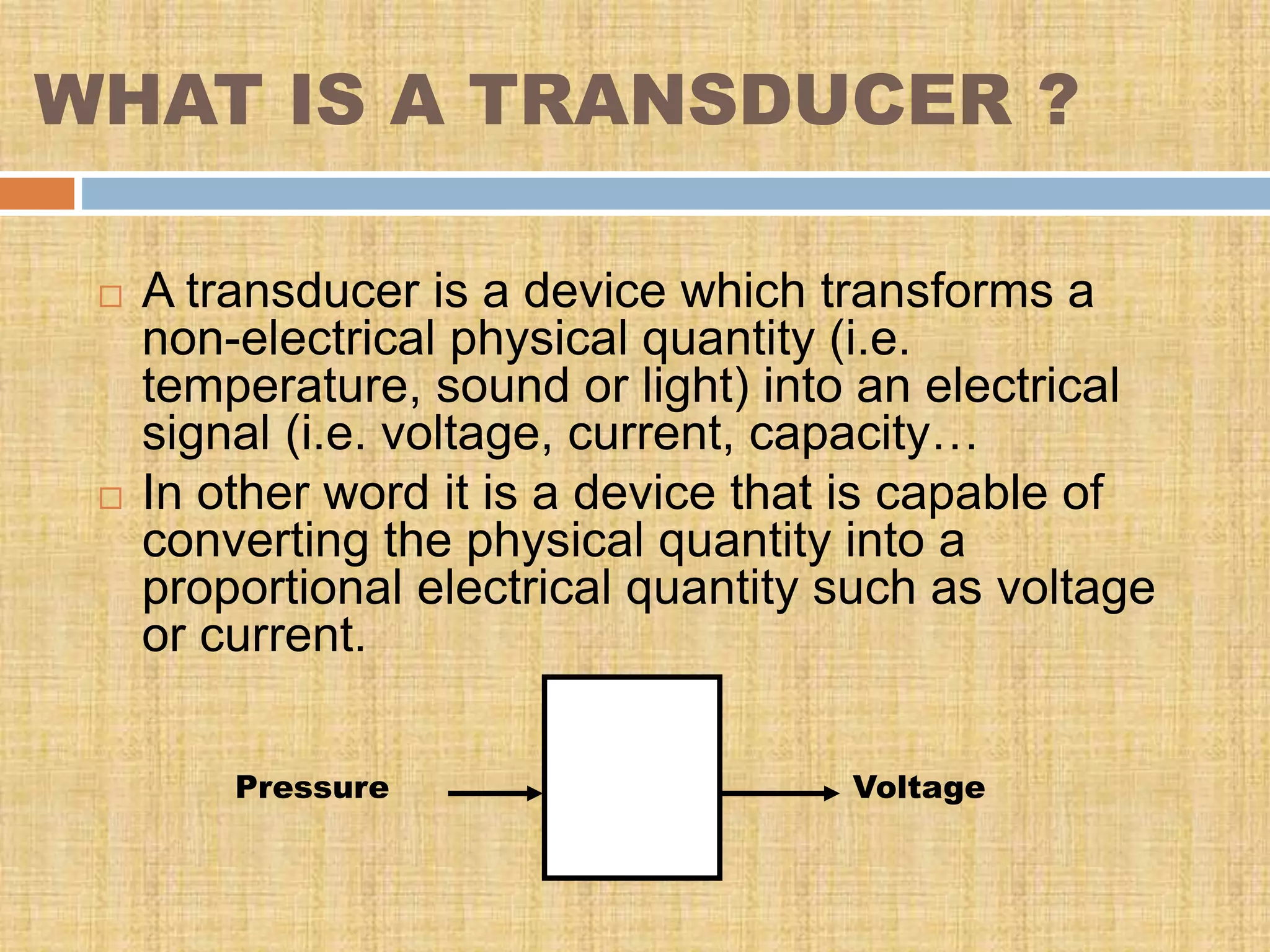 Transducer | PPTX