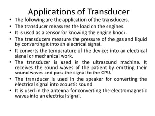 Transducer | PPTX