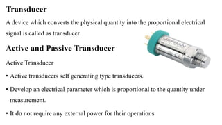 TRANSDUCER INTRODUCTION AND TYPES OF TRANSDUCERS.pptx