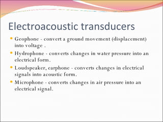 Transducers | PPT