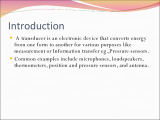 Transducers | PPT