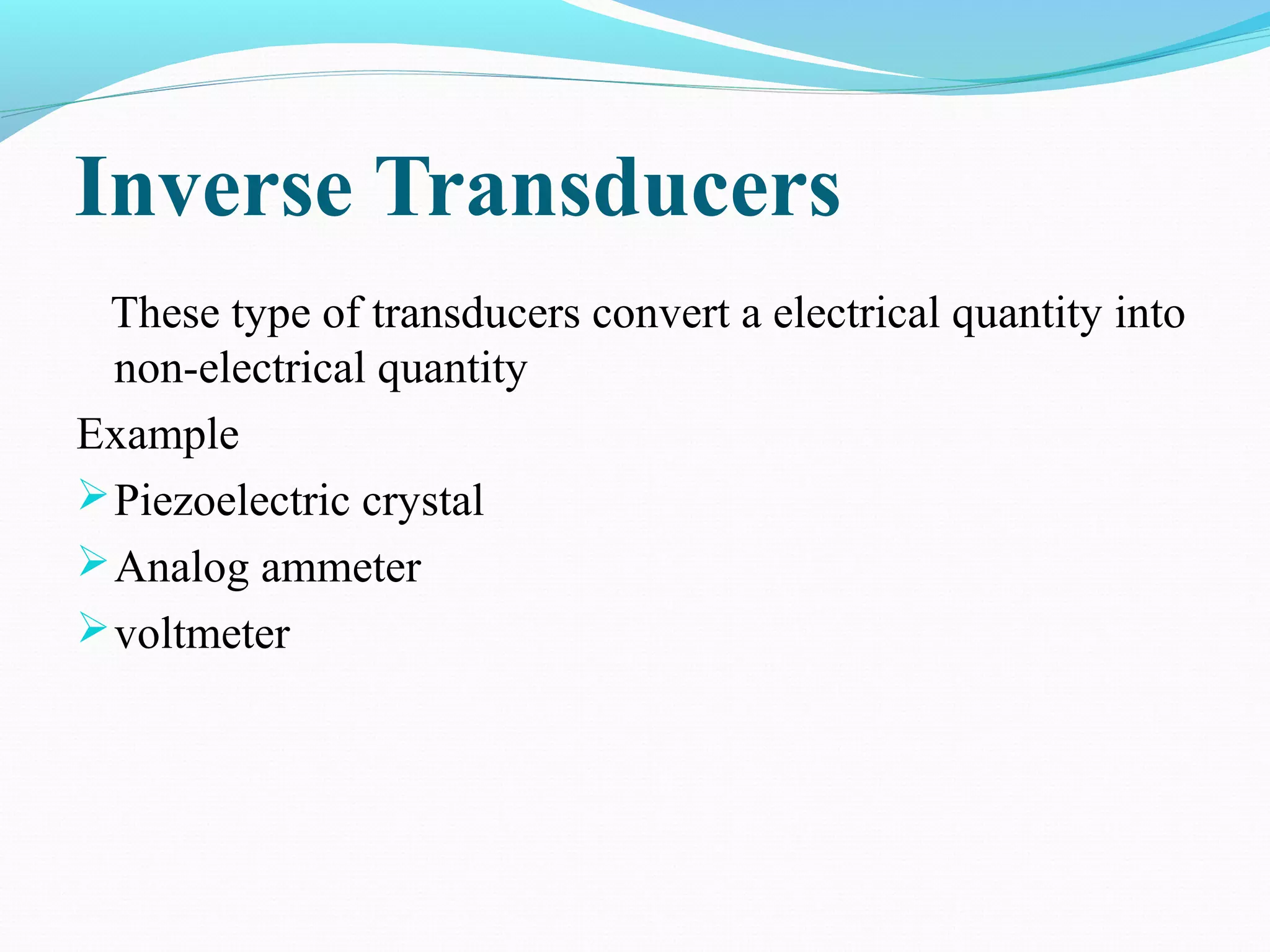 Transducers | PPT
