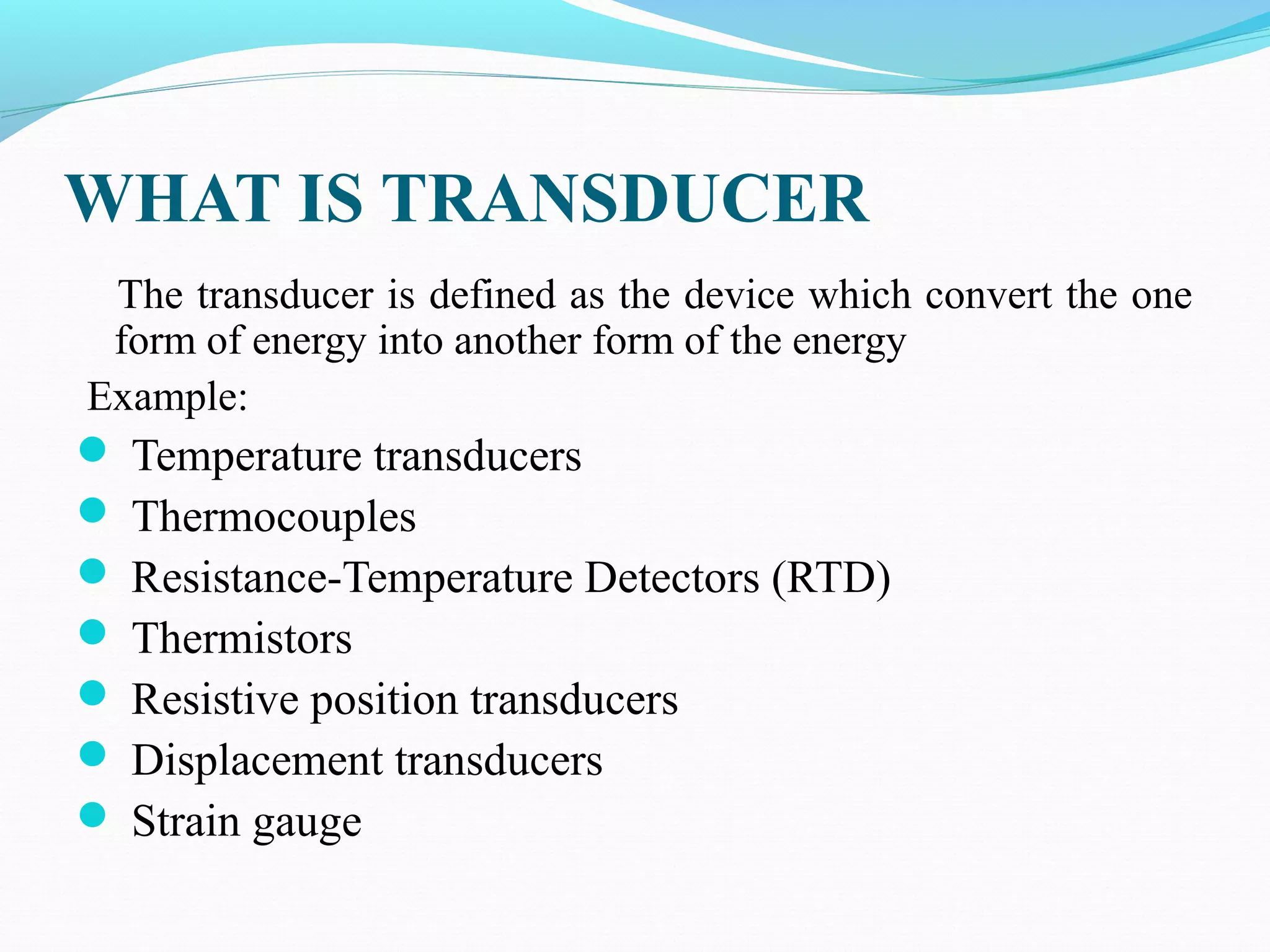 Transducers | PPT