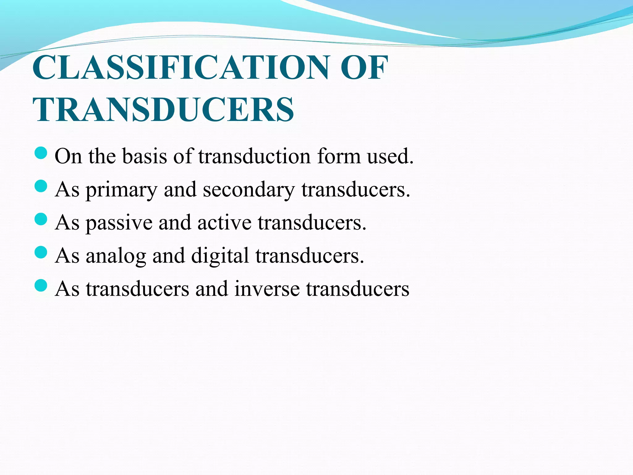 Transducers | PPT