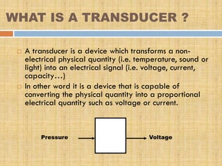 Transducers | PPTX