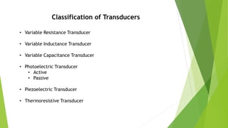 Transducers | PPTX