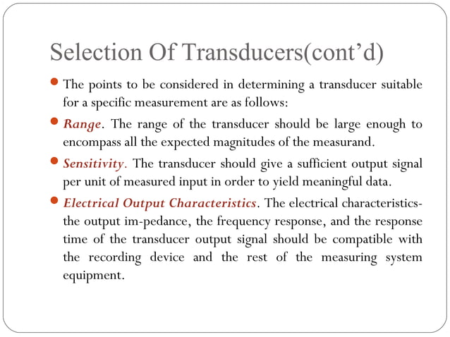 Transducers | PPT