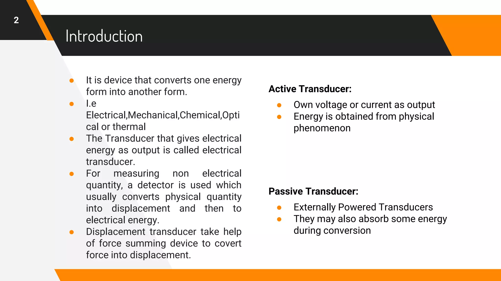 Transducers | PPTX