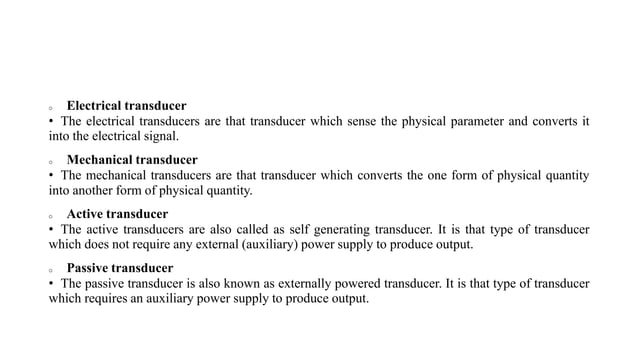 TRANSDUCERS AND ITS TYPES - lvdt,Strain guage | PPTX | Physics | Science