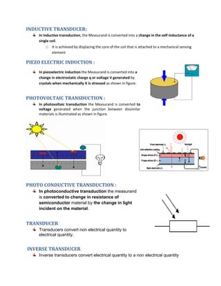 Transducers and it's types | PDF