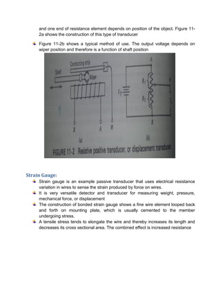 Transducers and it's types | PDF