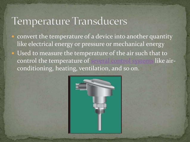 Transducers and its types | PPT