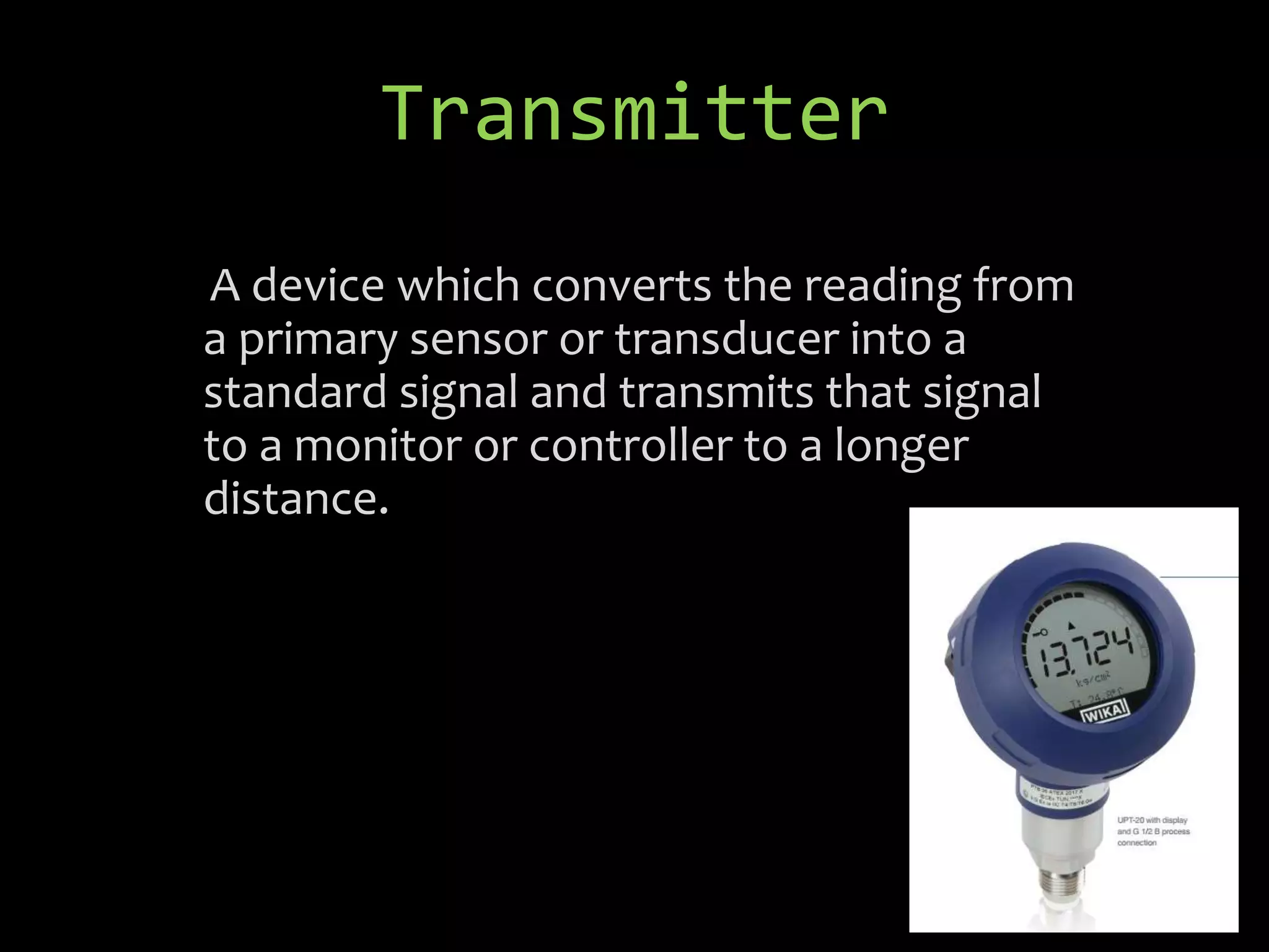 Transducers & transmitters | PPTX