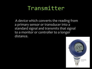 Transducers & transmitters | PPTX