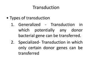Transduction | PPTX