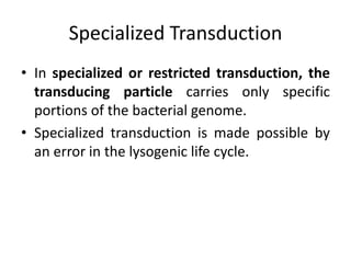 Transduction | PPTX