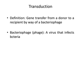 Transduction | PPTX