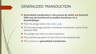 Transduction | PPTX