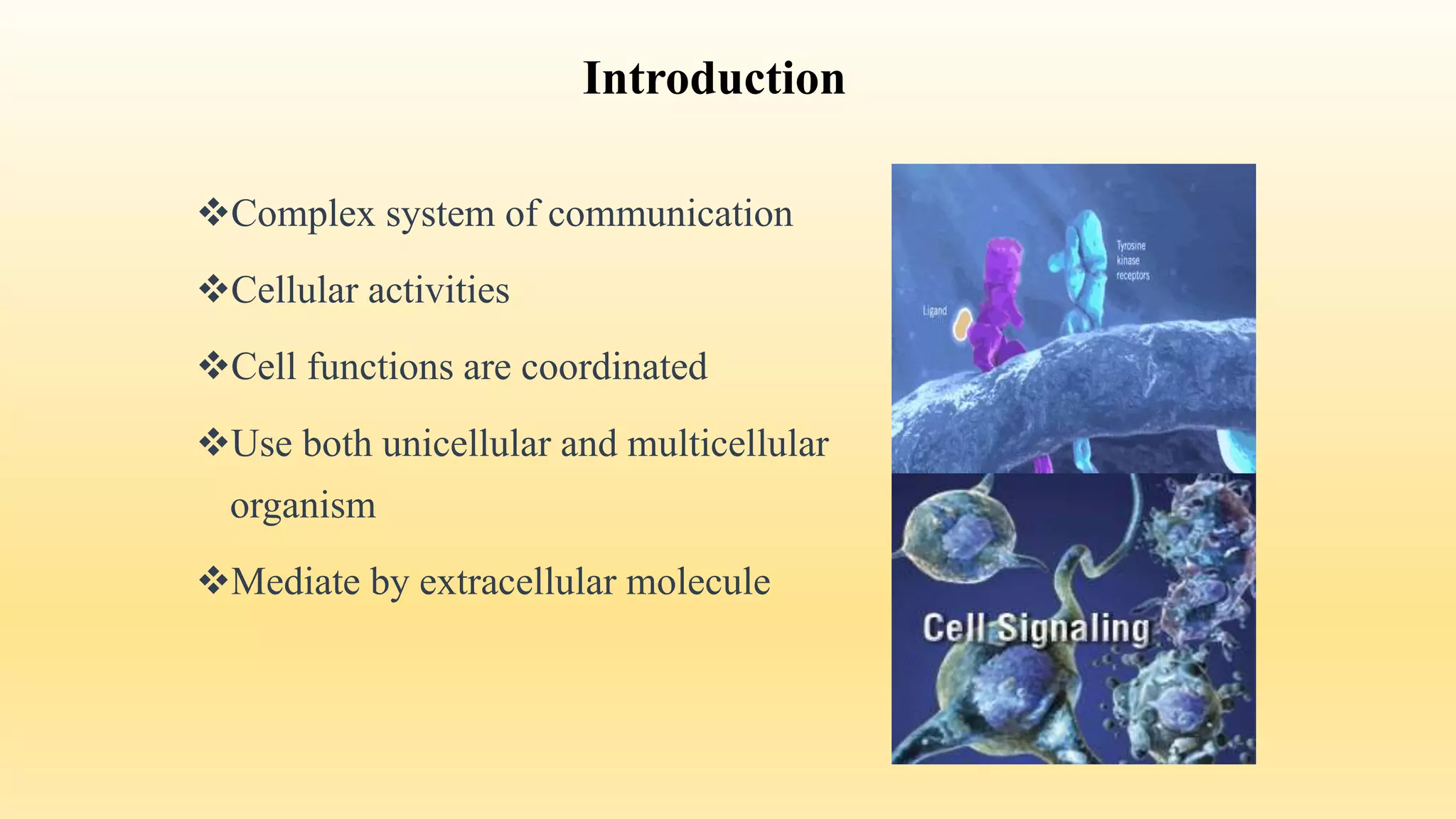 cell signaling and Transduction Pathways | PPTX