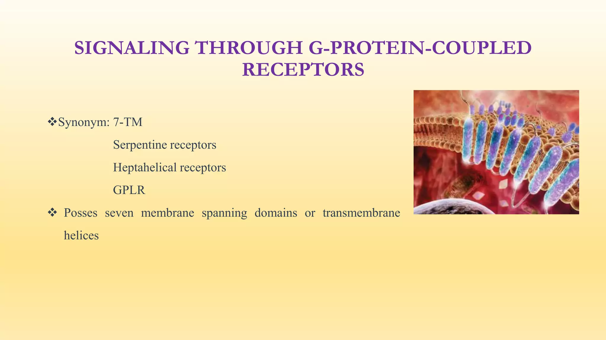 cell signaling and Transduction Pathways | PPTX
