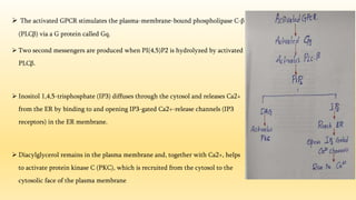 cell signaling and Transduction Pathways | PPTX