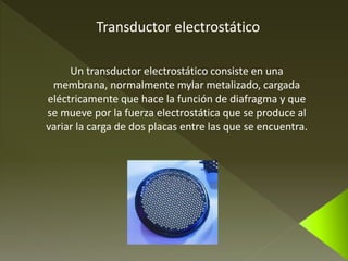 Dispositivos Transductores y Sensores | PPTX