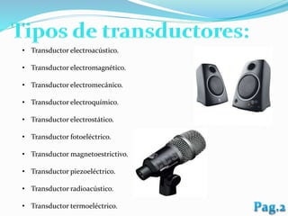 Transductores | PPTX