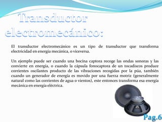 Transductores | PPTX