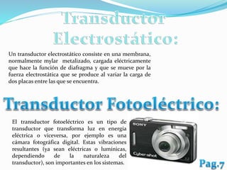 Transductores | PPTX